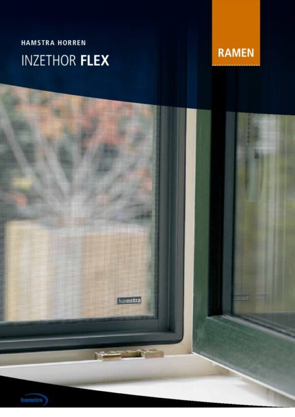 Hamstra raamhor inzethor Flex op maat, eenvoudig te plaatsen
